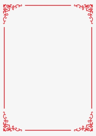 Google Border,borders Frame,red Border,european Book - 紅色 邊框 PNG Image ...