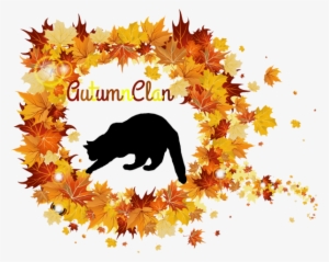 Transparent Fall Round Vector Frame - Autumn Leaf Circle Png PNG Image ...