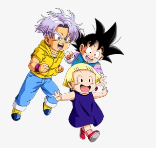 Goten & Marron Character Hd Version - 悟 天 トランクス マーロン PNG Image ...