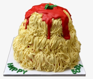 Spaghetti Birthday Cake PNG Image | Transparent PNG Free Download on ...