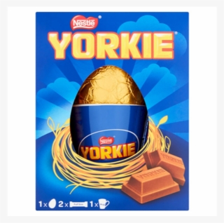 Nestle Yorkie Easter Egg Plus Two Yorkie Chocolate - Yorkie PNG Image ...