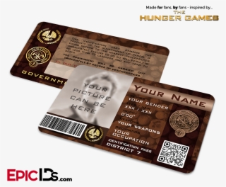 The Hunger Games Inspired Panem District 7 Identification - Hunger ...