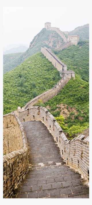 The Great Wall Door Mural Buildings & Landmarks Eazywallz - Wall PNG ...