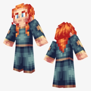 Uqmqxdpng - Merida Brave Minecraft Skin PNG Image | Transparent PNG ...