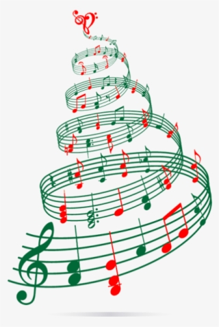 Christmas Music Notes Border