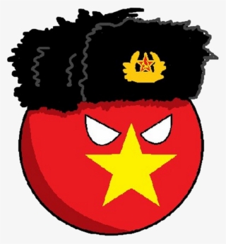 Vietnamball Sticker - Communist Countryball PNG Image | Transparent PNG ...