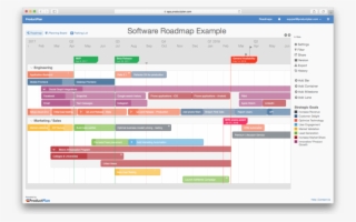 Software Roadmap Template - Productplan Template PNG Image ...