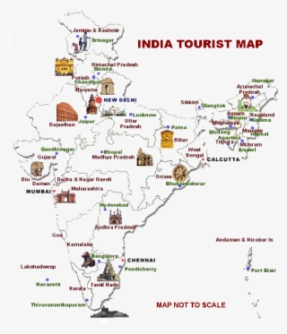 India-map - India Famous Places To Visit PNG Image | Transparent PNG ...