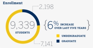 Graph Depicting Breakdown Of Students From Undergraduate - Circle PNG ...