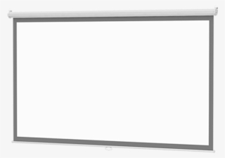 Da-lite® 36453 Manual Model B Projection Screen - Manual Screen PNG ...