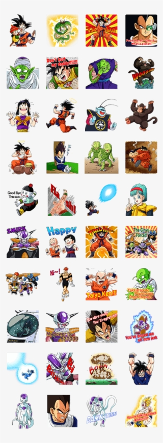 This Sticker - Line Sticker Dragon Ball PNG Image | Transparent PNG ...