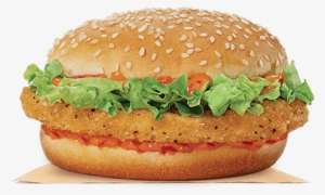 Spicy Chicken Jr - Fiery Chicken Burger King PNG Image | Transparent PNG Free Download on SeekPNG