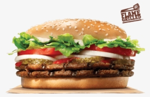 Double Whopper Whopper Burger King PNG Image | Transparent PNG Free ...