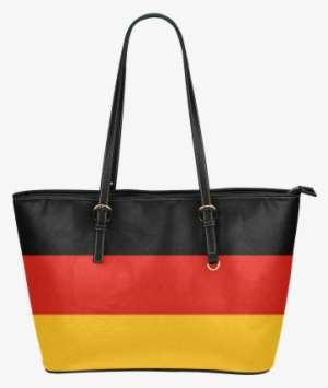 German Flag Colored Stripes Leather Tote Bag/small - Tote Bag PNG Image ...