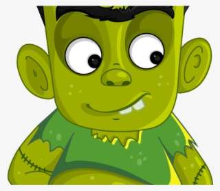 Frankenstein Clipart Transparent Background - Cute Halloween Monster ...