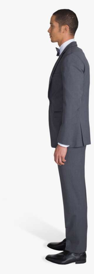 Slate Blue Notch Lapel Suit - Men Blue Suits Png PNG Image ...