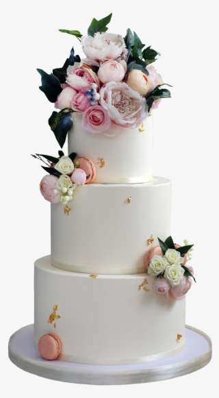 Rose Flower Cake - Wedding Cake PNG Image | Transparent PNG Free ...