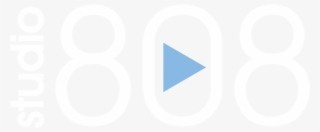 Studio 808 Logo Blue Play Button New - Triangle PNG Image | Transparent ...