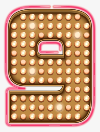 Number Nine Neon Lights Transparent Png Clip Art Image - Neon Png PNG ...
