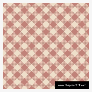 Pink Diagonal Gingham Pixel Pattern Vector - Plaid Patterns PNG Image ...