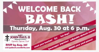 Welcome Back Bash - Corporate Social Responsibility PNG Image ...