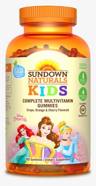 Disney Princess Complete Multivitamin Gummies - Sundown Naturals Kids ...