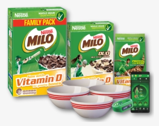 2 Milo Cereal Champ Packs To Give Away - Nestle Milo PNG Image ...