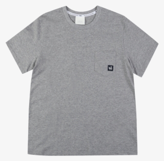 New York Yankees Small Label Logo Pocket Short Sleeved - Grey Women's T ...