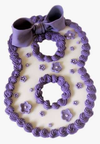 Download - Number 8 Shaped Cake PNG Image | Transparent PNG Free ...