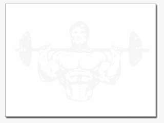Wandaufkleber Mit Bodybuilder - Bodybuilding Png Sticker PNG Image ...