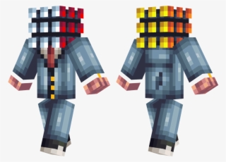 Rubik's Cube - Sea Captain Minecraft Skin PNG Image | Transparent PNG ...