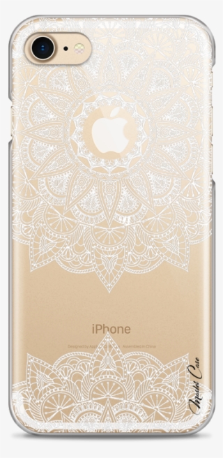 Coque Iphone 7/8 White Mandala Design - Mobile Phone Case PNG Image ...