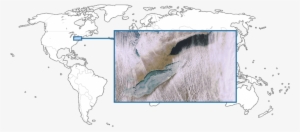 Lake Effect Snow Event During Gcpex Field Campaign - Map PNG Image ...