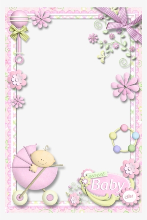 Pink Baby Frame Vector PNG Image | Transparent PNG Free Download on SeekPNG