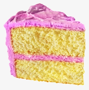 Cakeslicepink - Slice Of Pink Cake PNG Image | Transparent PNG Free ...
