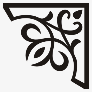 Ornament Vector Untuk Pojok, Corner Format Cdr, Png - Cute Fill In ...