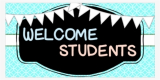 Welcome Students Basic Vinyl Banner - Graphic Design PNG Image ...