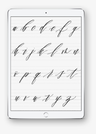 Calligraphy Printable & Digital Guides - Line Art PNG Image ...
