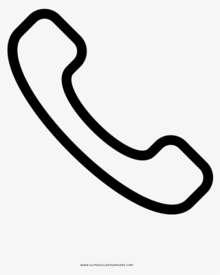 Phone Coloring Page - Line Art PNG Image | Transparent PNG Free ...