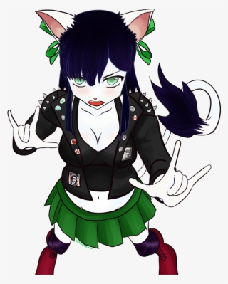 Anime Punk Rock Drawing Art Clip Art - Drawings Of Furry Punk Rock PNG ...