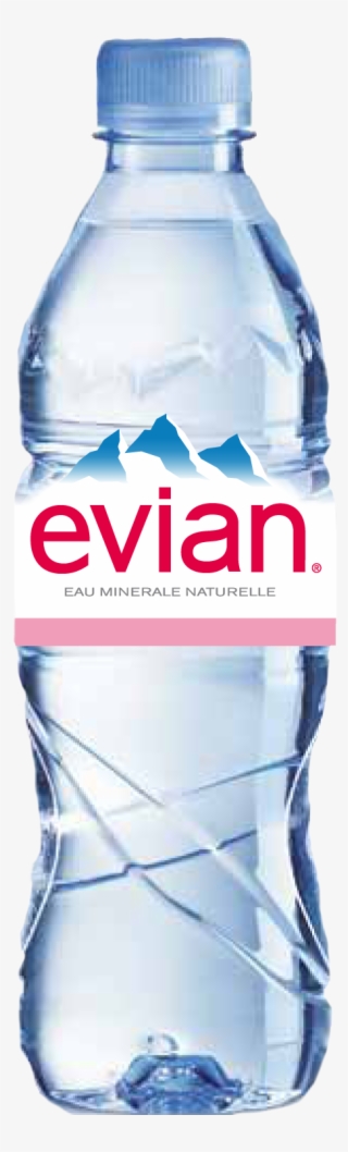 Evian Water 500ml X 24 Bottles - Evian Live Young PNG Image ...