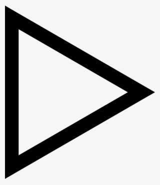Right Triangle - - Black Triangle Pointing Right PNG Image ...