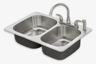 Kitchen Sink Layon - Kitchen Double Sink Top View PNG Image ...