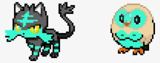 Litten Rowlet - Litten Sprite PNG Image | Transparent PNG Free Download ...