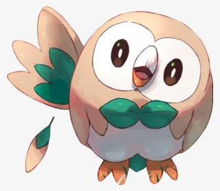 Rowlet Sticker - Pokémon Sun And Moon PNG Image | Transparent PNG Free ...