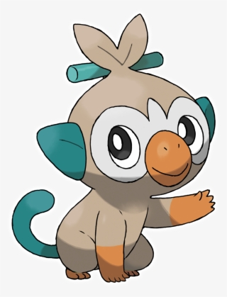 View Rowlet , - Grookey Face PNG Image | Transparent PNG Free Download ...