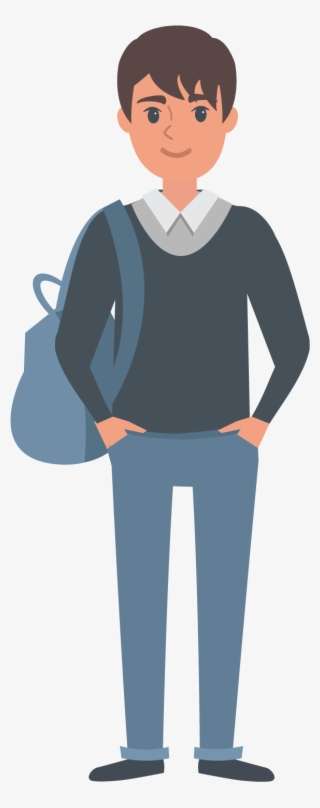 Student Png - Male Student Cartoon Png PNG Image | Transparent PNG Free ...