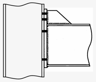 Stiffened Extended End Plate - Line Art PNG Image | Transparent PNG ...