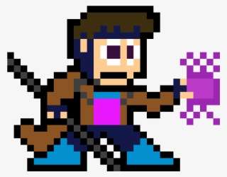 Gambit Sprite - 8 Bit Marvel PNG Image | Transparent PNG Free Download ...