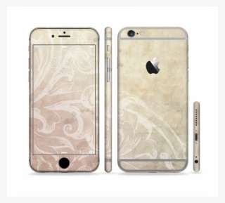 The Tan Vintage Subtle Laced Texture Sectioned Skin - Iphone PNG Image ...